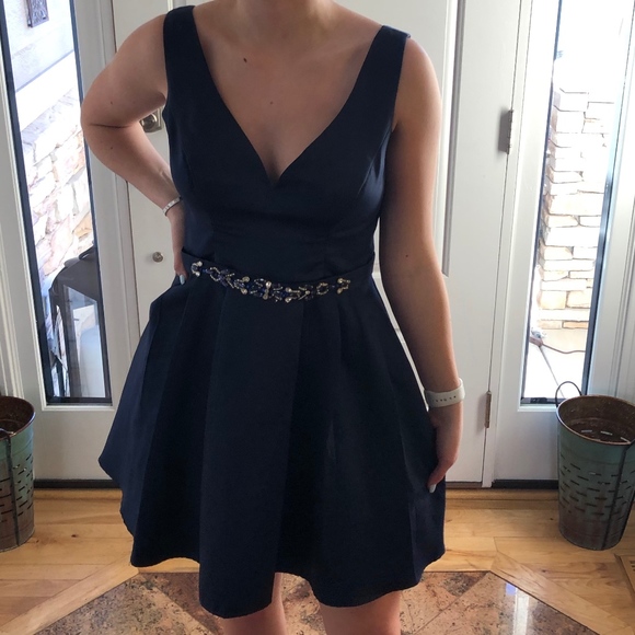 PromGirl | Dresses | Navy Blue Formal Dress | Poshmark